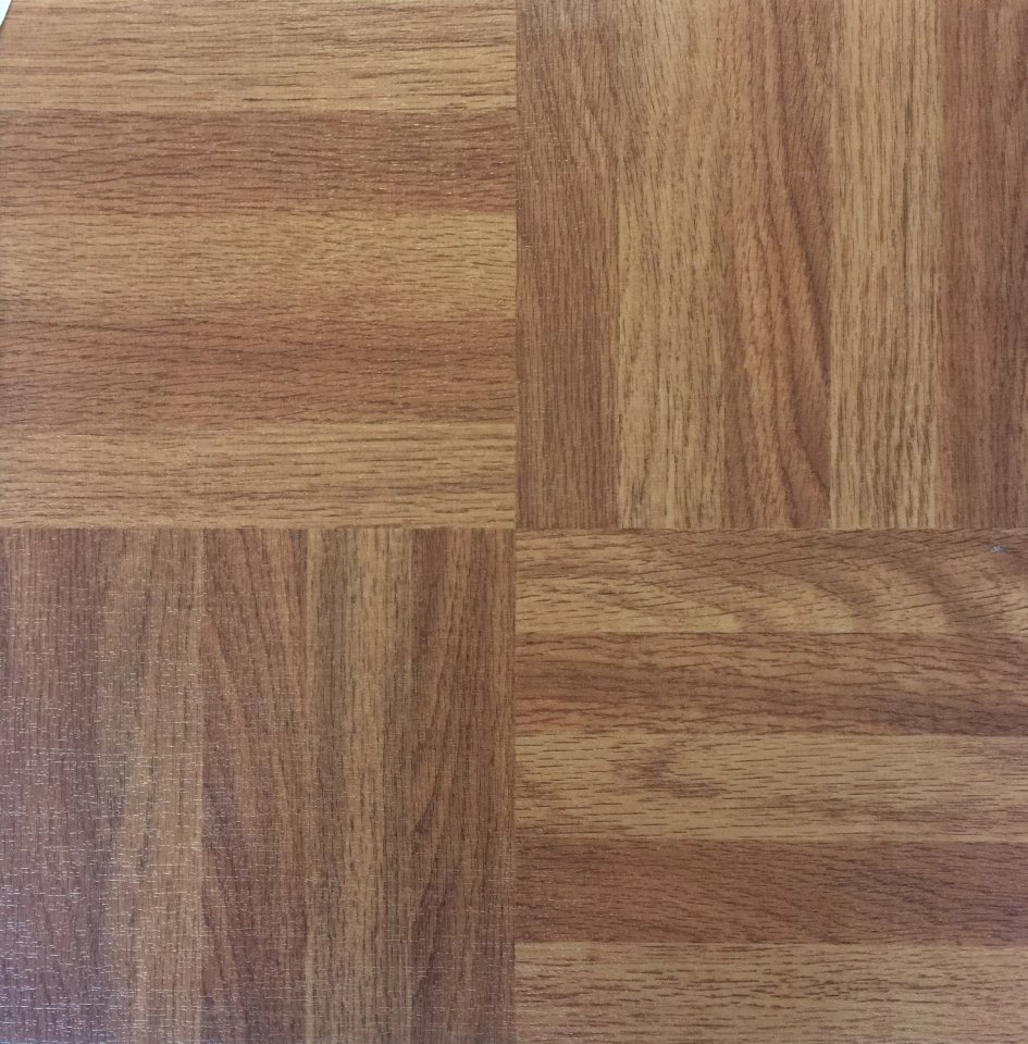 Samolepicí podlahové PVC čtverce dřevěné parkety (30,4 x 30,4 cm ...