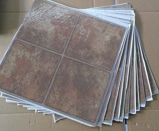 Samolepicí podlahové čtverce PVC dlažba mramor (30,4 x 30,4 cm) DF0012 ...